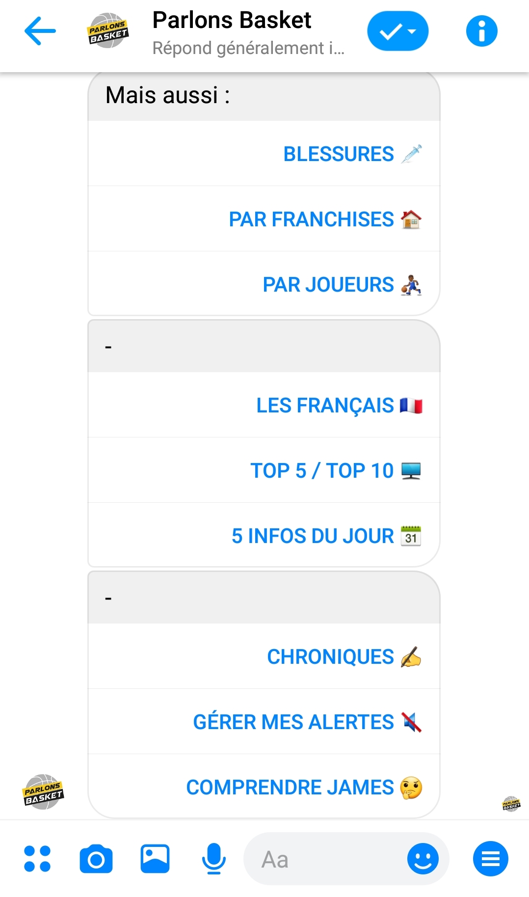 Découvrez James, le bot qui révolutionne la NBA sur Messenger
