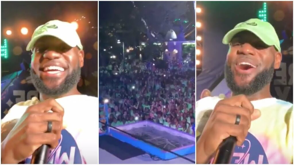 NBA - LeBron fait son Taco Tuesday devant des centaines de fans