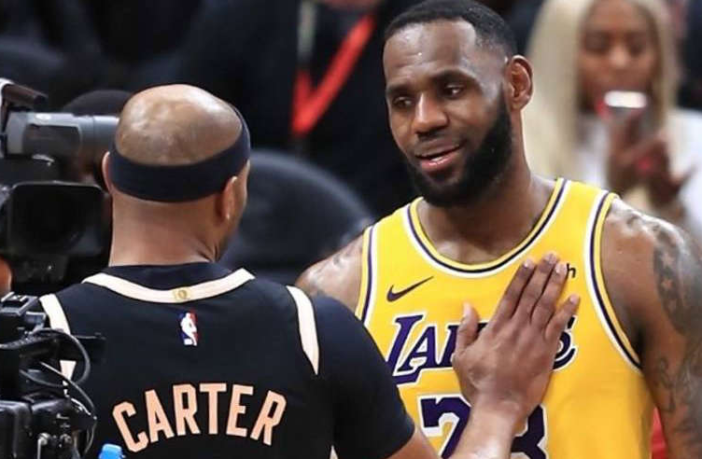 NBA - Vince Carter révèle sa conversation avec LeBron