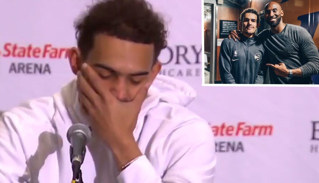 NBA - Trae Young au bord des larmes en révélant sa dernière ...