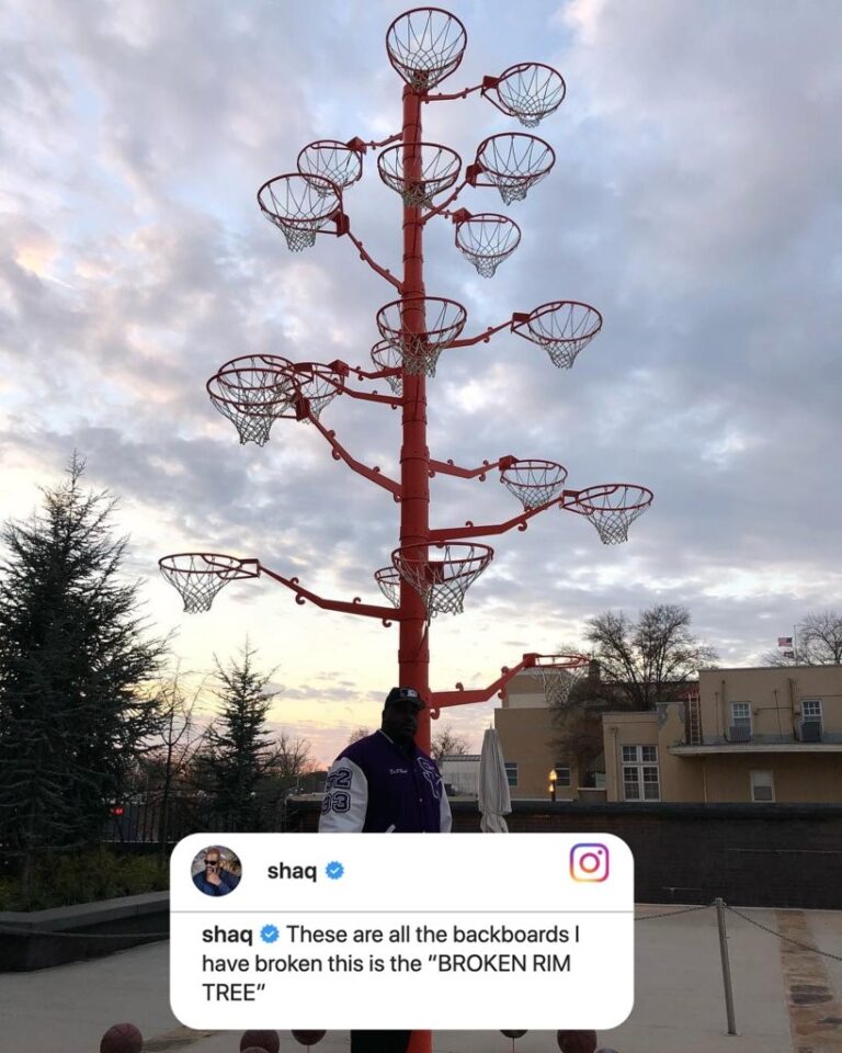 NBA - Shaq s'affiche avec un monument incroyable et unique à son effigie