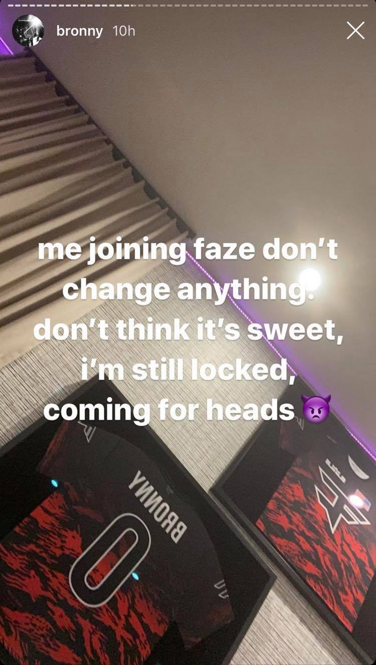 NBA - Bronny James rejoint le « FaZe Clan »... et enflamme internet