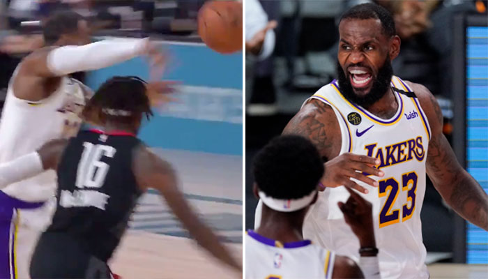 NBA - L'incroyable no-look pass de LeBron James pour Alex Caruso