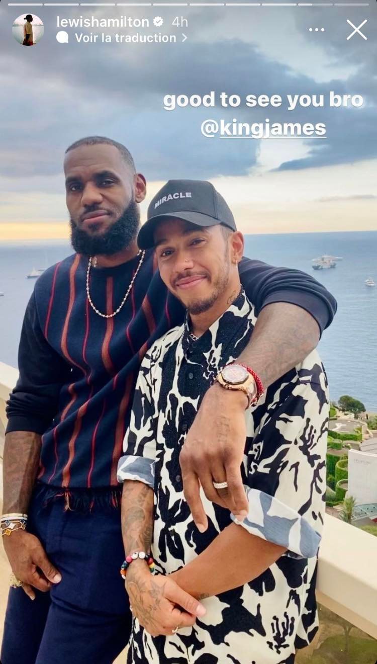 NBA/F1 - Le message de Lewis Hamilton pour LeBron James