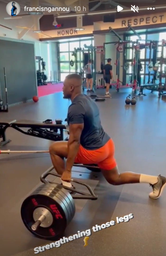 UFC - En mode bulldozer, Francis Ngannou choque internet avant son retour