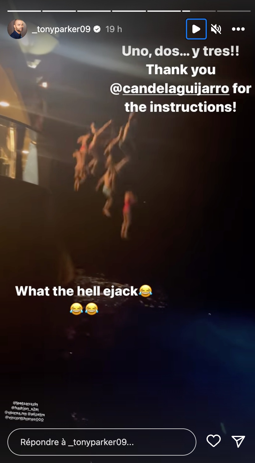 NBA - Sur un yacht, les vacances folles de Tony Parker et Matt Pokora