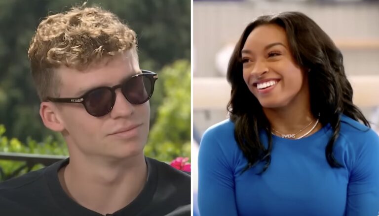 Légendes absolues, la photo virale de Léon Marchand (1m87) et Simone ...